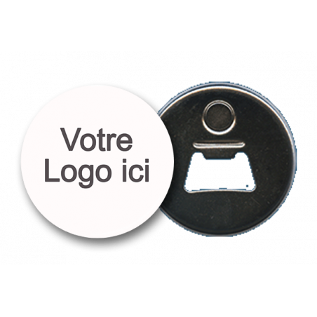 Décapsuleur personnalisé - Format rond et diamètre 56mm- decapsuleur ...
